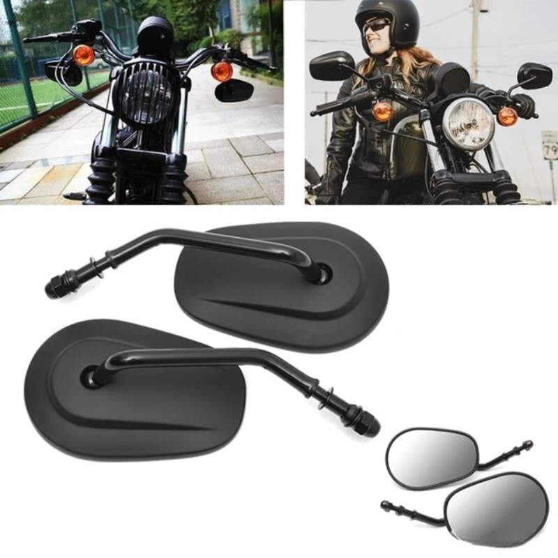Motorcycle rearview mirrors reflector all metal high-end rear view ...