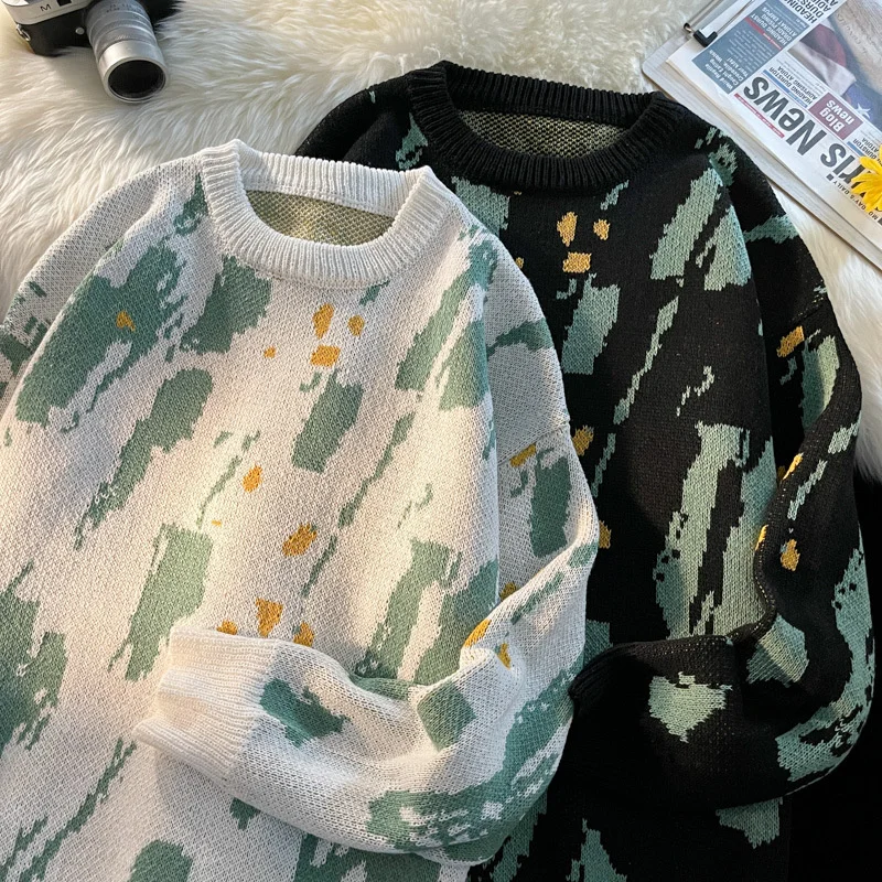 Autumn-Men-s-Retro-Distressed-Print-Sweater-Fashion-Hip-Hop-Streetwear ...