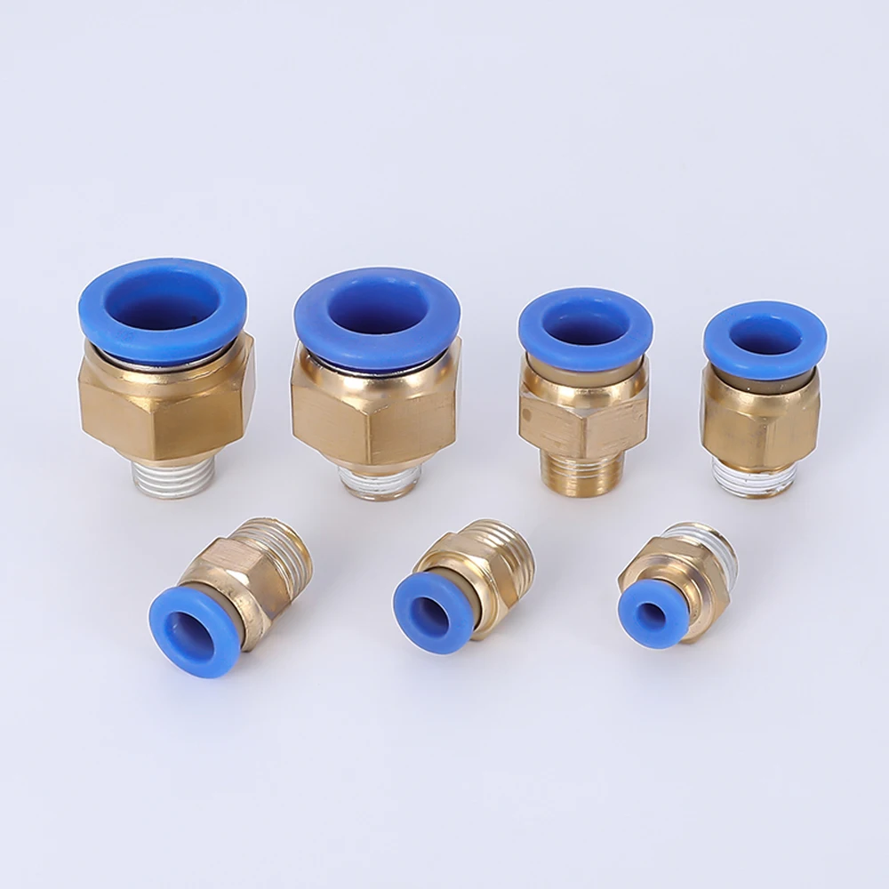 Pneumatic Fittings PC PC8-M6/M8/M10/M12/M14/M16 Metric Male Thread ...