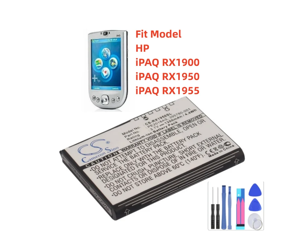 PDA-Bater-a-de-PC-de-bolsillo-para-HP-iPAQ-RX1900-iPAQ-RX1950-iPAQ ...