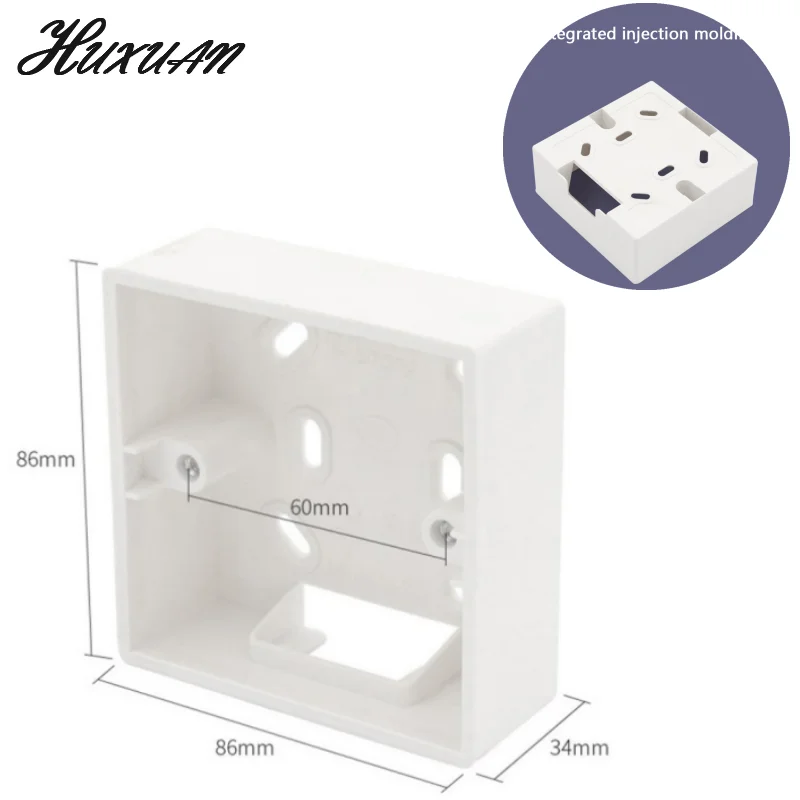 86mmx86mmx34mm-Atlectric-External-Mounting-Box-Junction-Box-Socket ...
