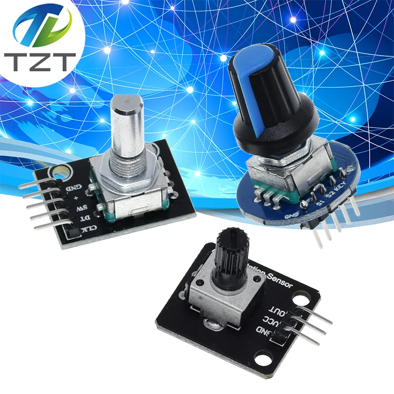 360-Degrees-Rotary-Encoder-Module-Rotary-Potentiometer-Analog-Knob ...