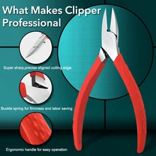 1Pcs Toenail Clippers Straight Slash Blade For Thick Ingrown Hard Nail ...
