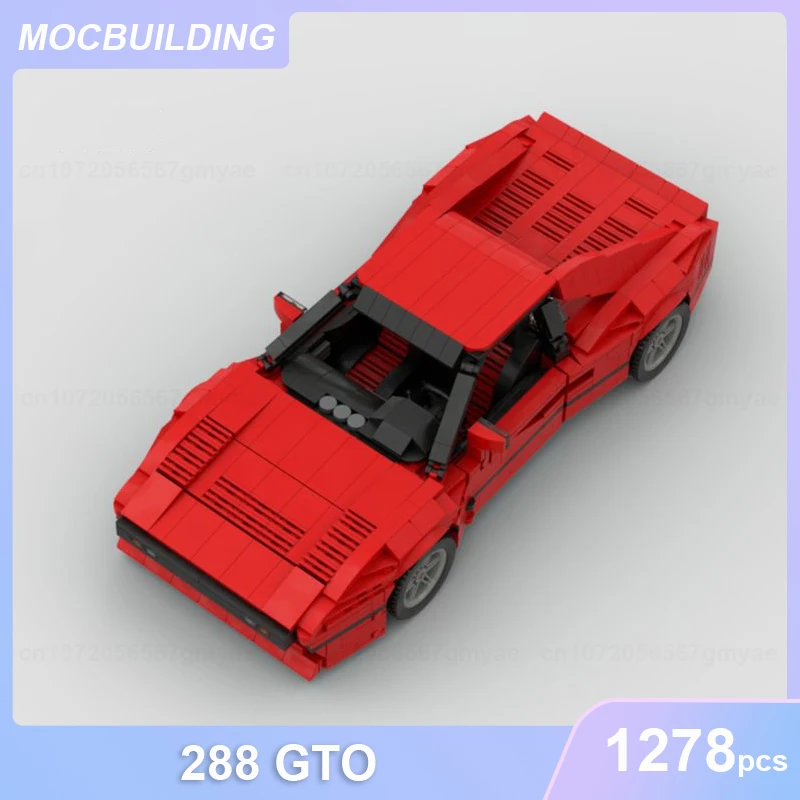 288-GTO-Cars-Model-MOC-Building-Blocks-DIY-Assemble-Bricks ...