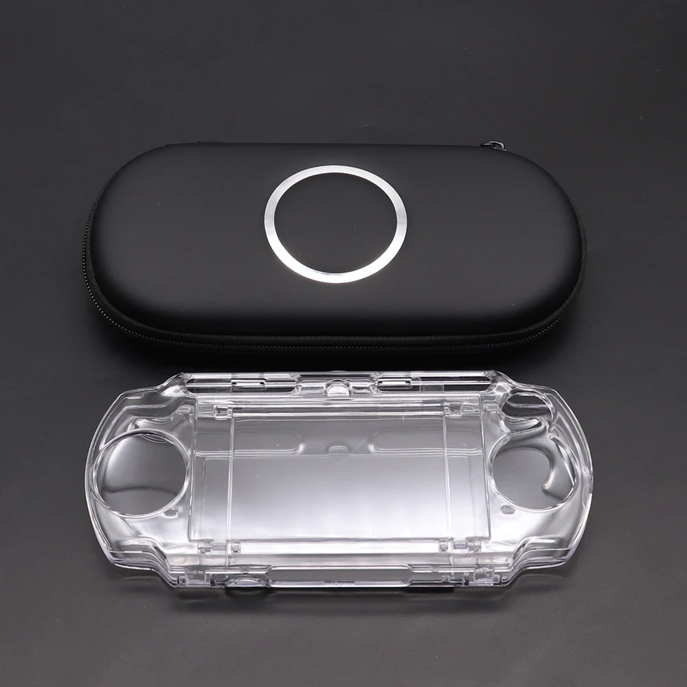 Portable Carry Case for PSP 1000/2000/3000 Clear Crystal Protective ...