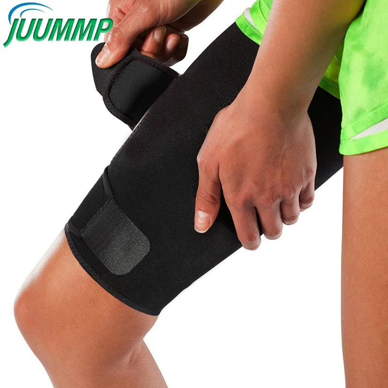 1Pcs-Thigh-Brace-Hamstring-Wrap-Compression-Sleeve-Trimmer-For-Pulled ...
