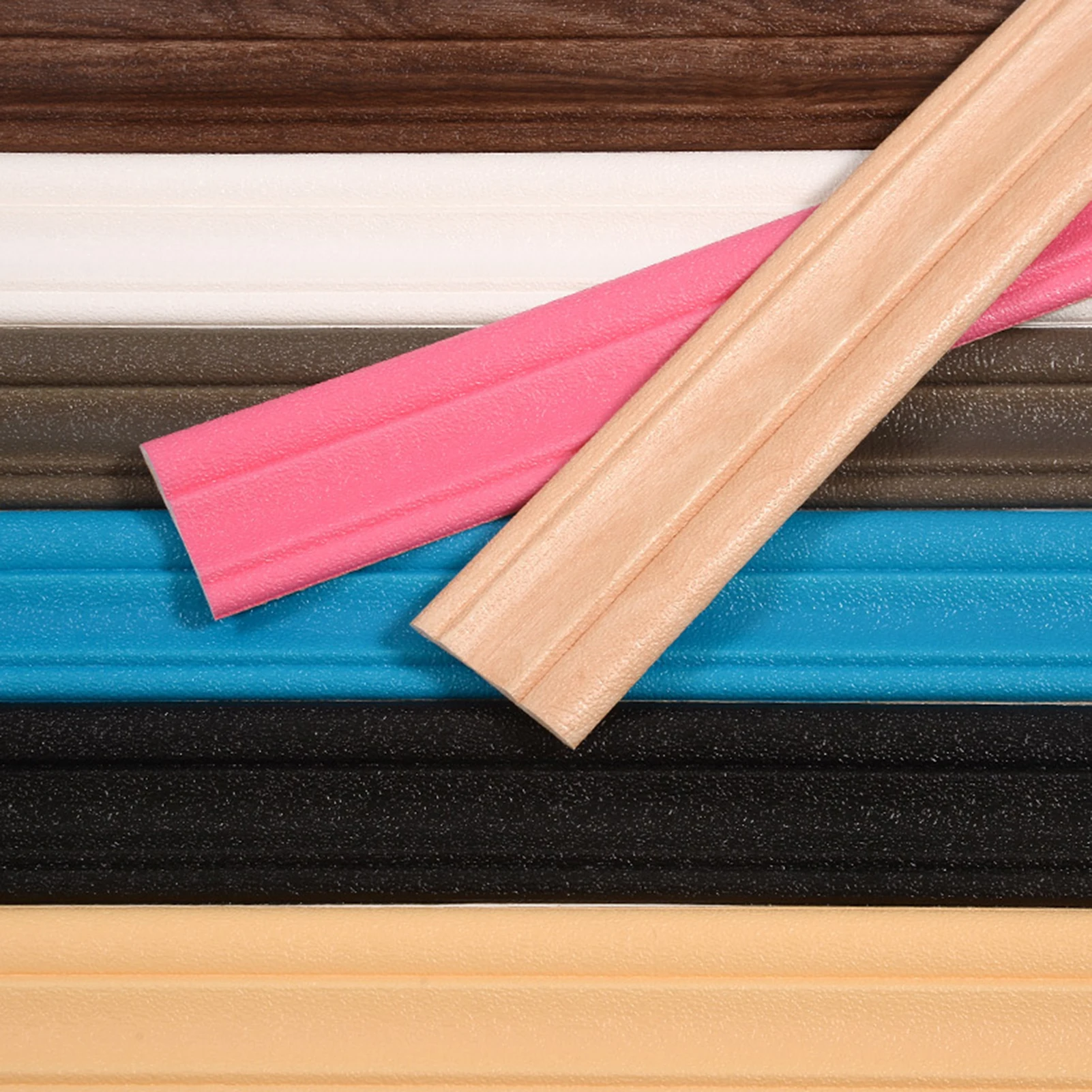 Wall Trim 3D Wall Edging Strip Peel and Stick Self-Adhesive Paintable ...