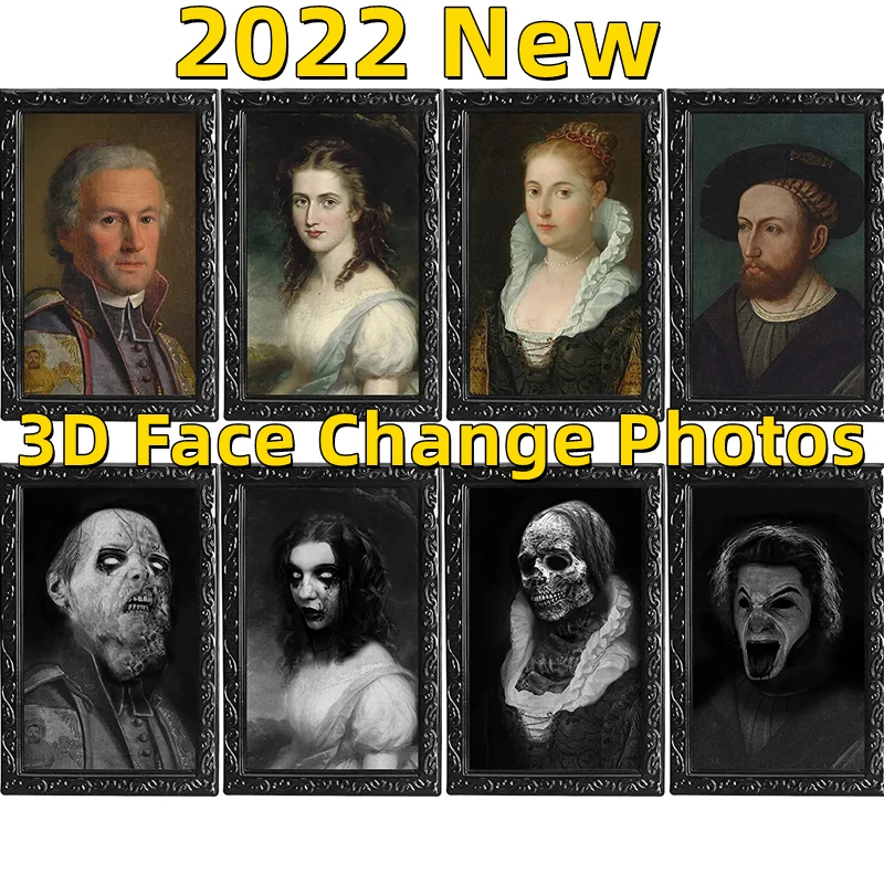 Halloween-New-3D-Change-Face-Expression-Moving-Ghost-Portrait-Photo ...