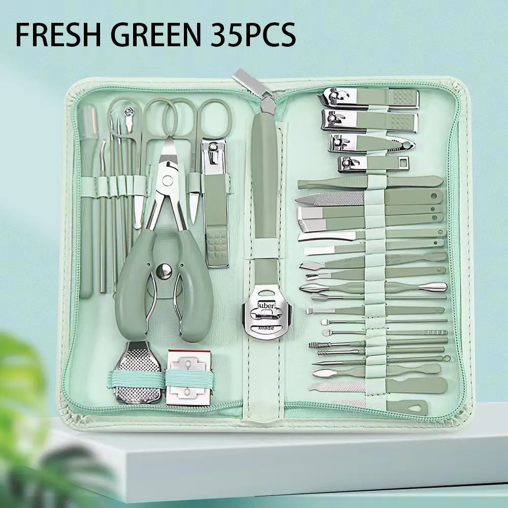 Nail-Clipper-Set-Cherry-Blossom-Powder-30-Nail-Clippers-Stainless-Steel ...