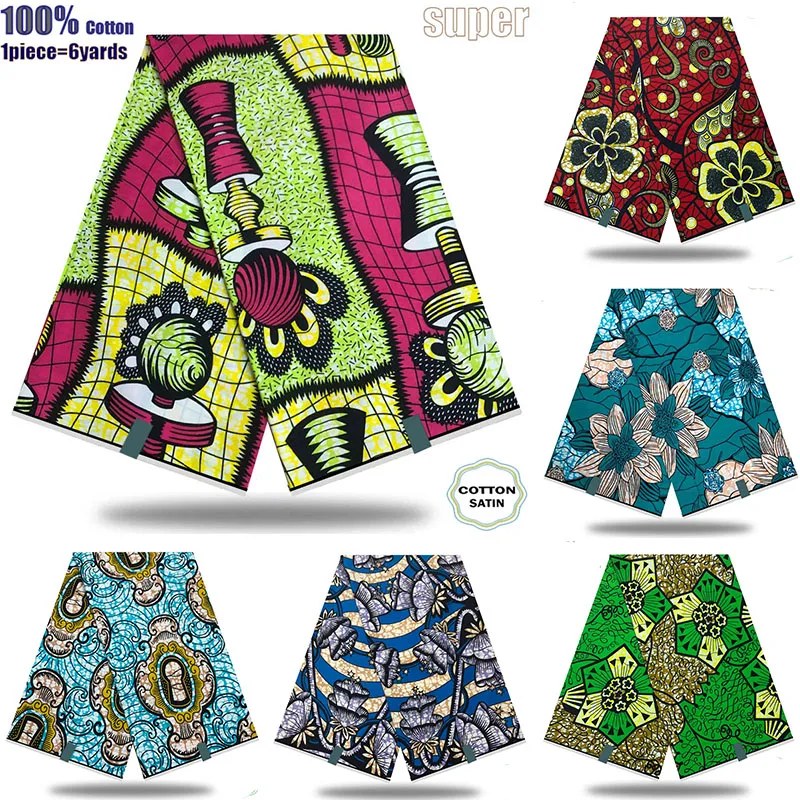african-batik-soft-pagne-2024-high-quality-ankara-wax-print-fabric-100 ...