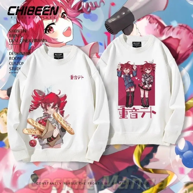 Anime Kasane Teto Round Neck Hoodie Sweatshirt Autumn Winter Man Woman ...