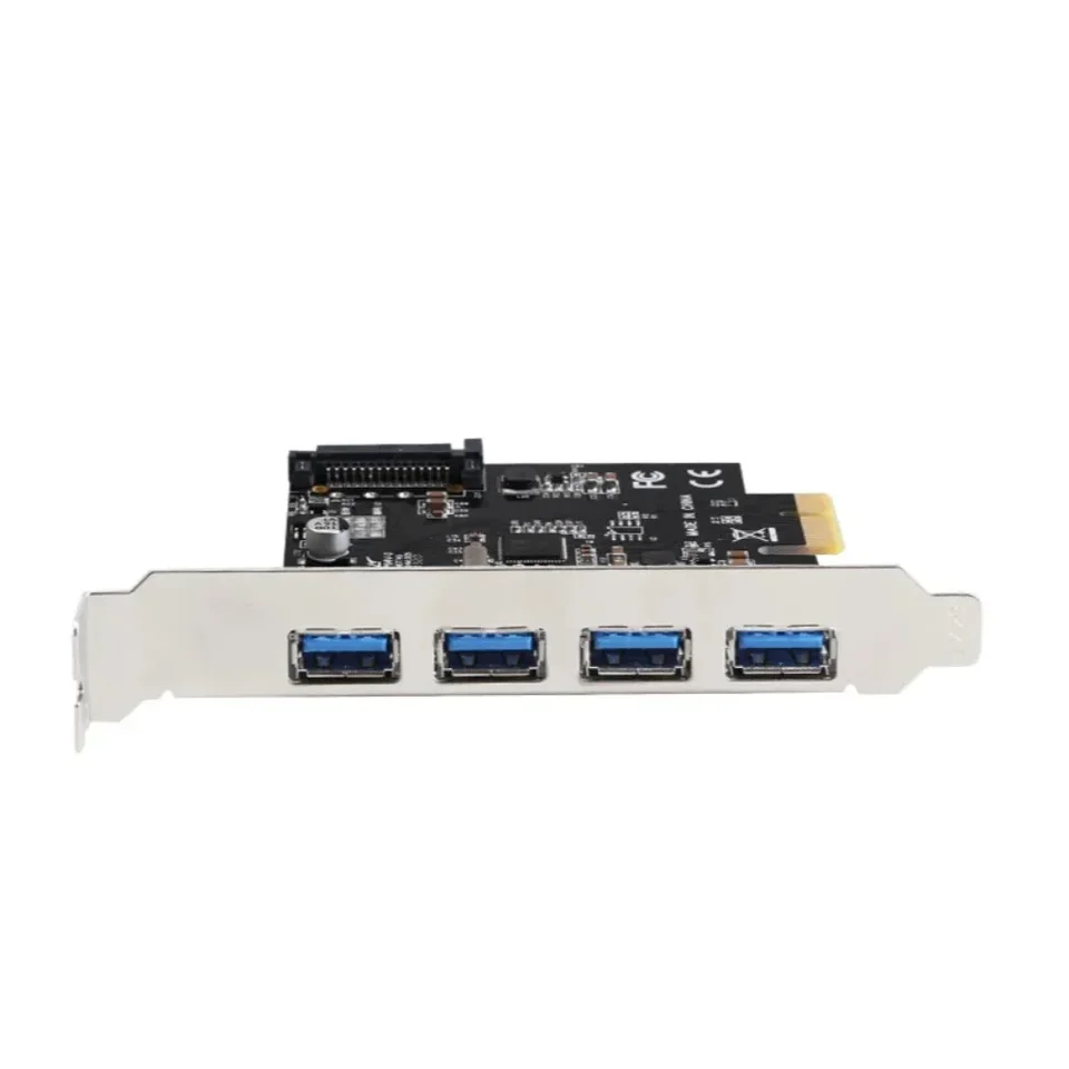 Jual USB 3.0 PCI-E Expansion Card Adapter 4-Port Internal Front Panel ...