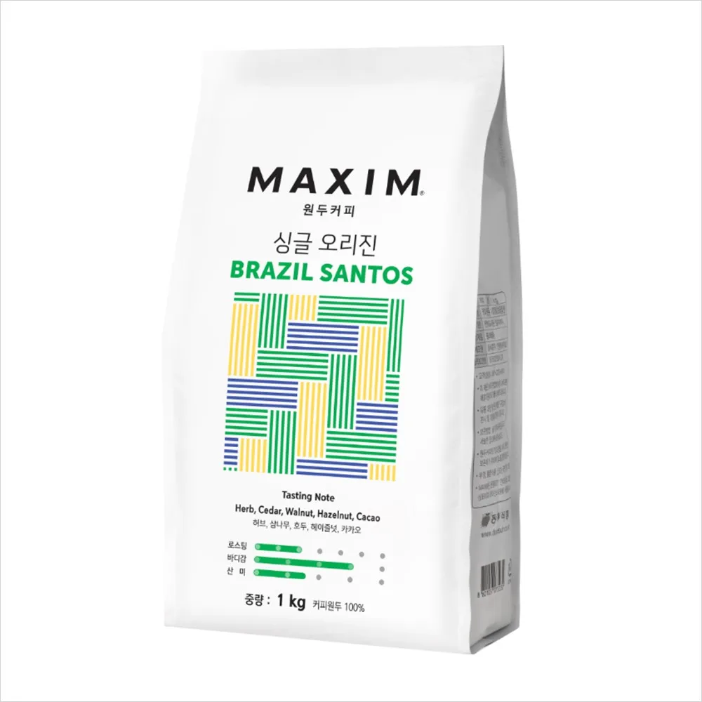 Maxim Single Origin Brazil Santos 1kg (Buy 2 Get 1000 Won Off X Long ...