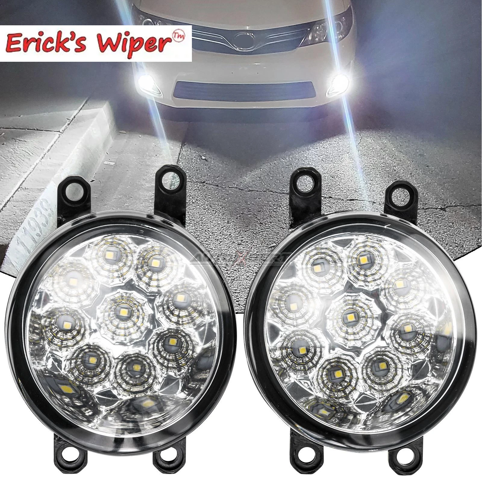 Front-Bumper-Fog-Light-LED-Fog-Lamp-Assembly-For-Toyota-4Runner-Avalon ...