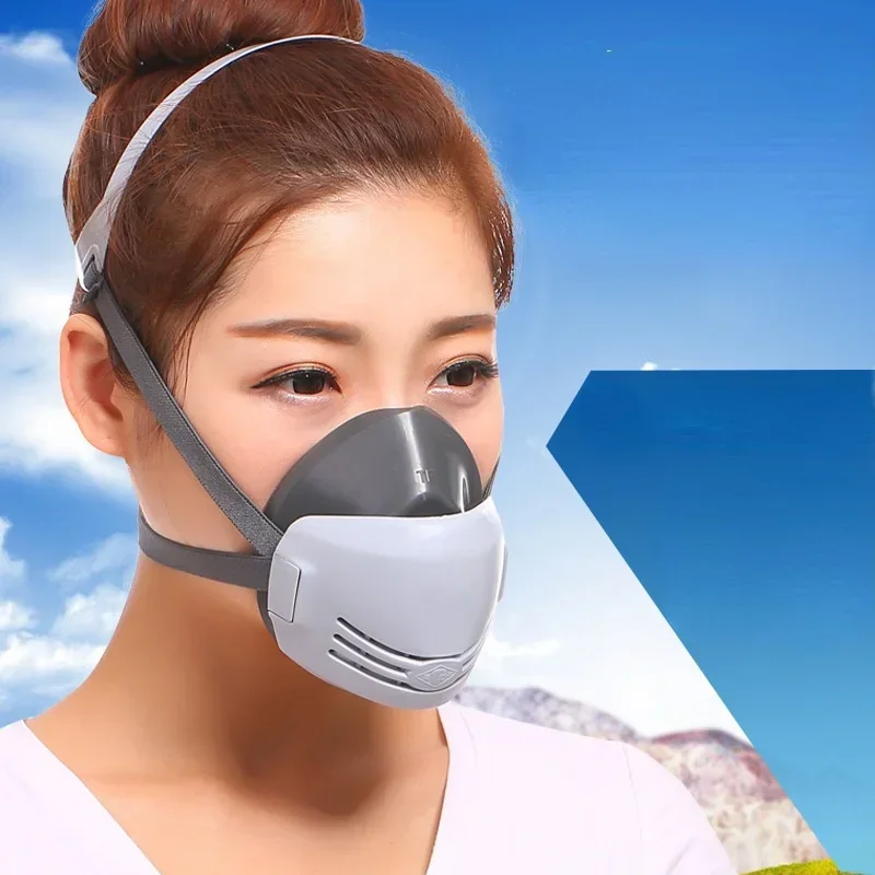 Dust-Mask-Filter-Cotton-Respirator-Half-Face-Dust-proof-Mask-Anti ...