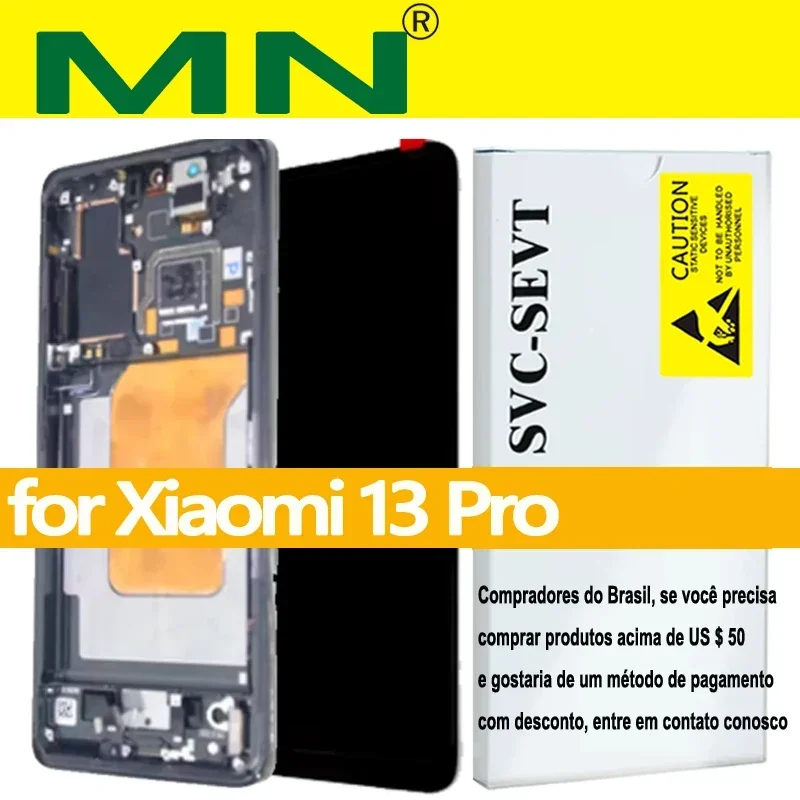 High Quality AMOLED 6.73'' Replacement For Xiaomi Mi 13 Pro LCD Display ...