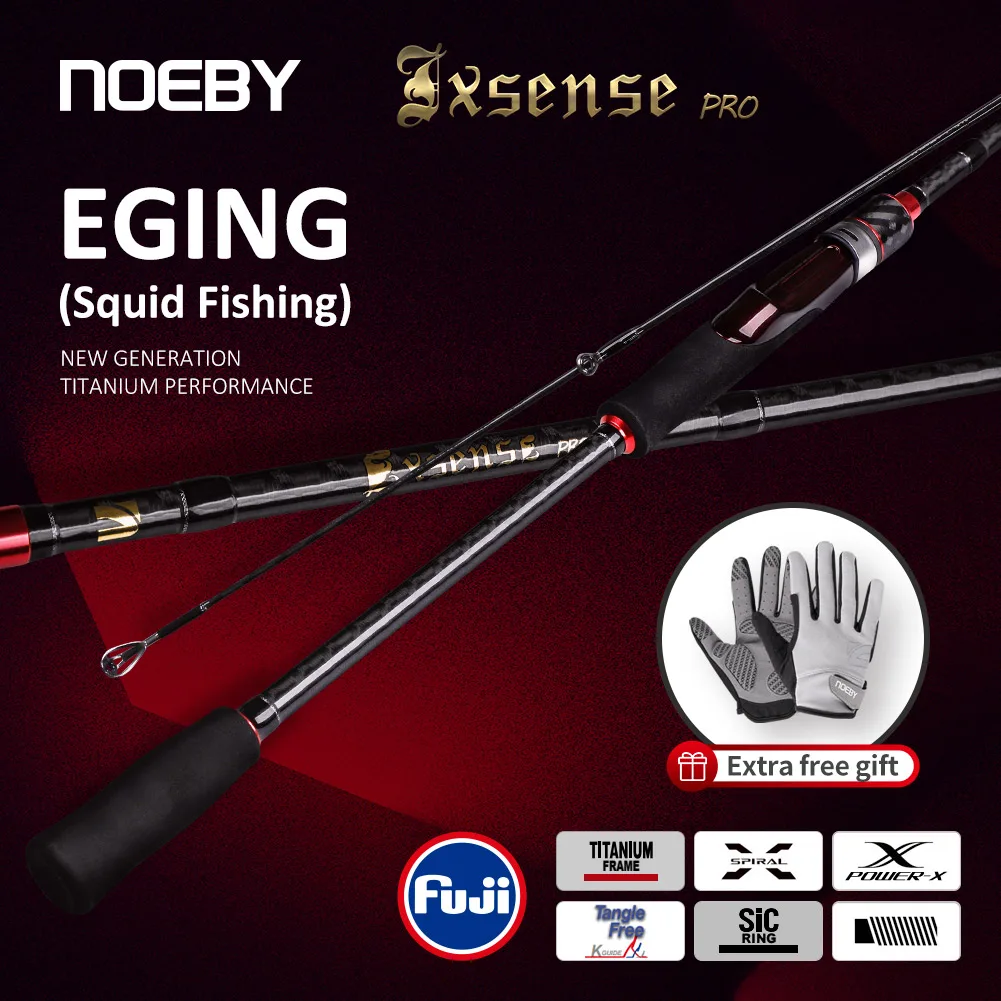 Noeby Spinning Fishing Rod 2.59m 2.75m Ml Power 5-28g Light Carbon Fuji ...