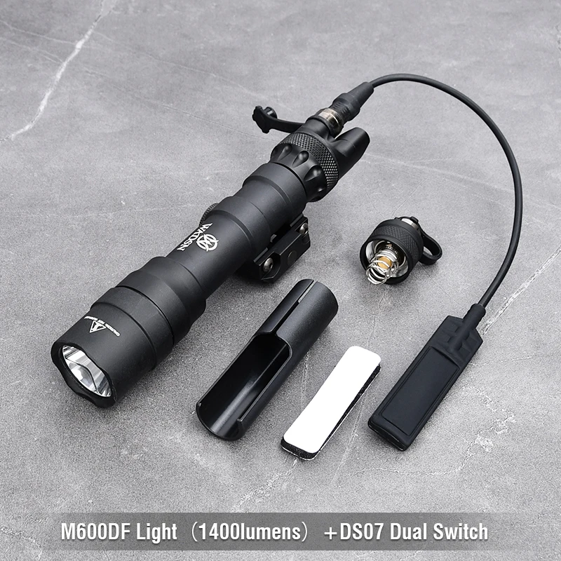 M600DF Tactical Flashlight 1400lumen Powerful Metal SL07 WeaponLight ...