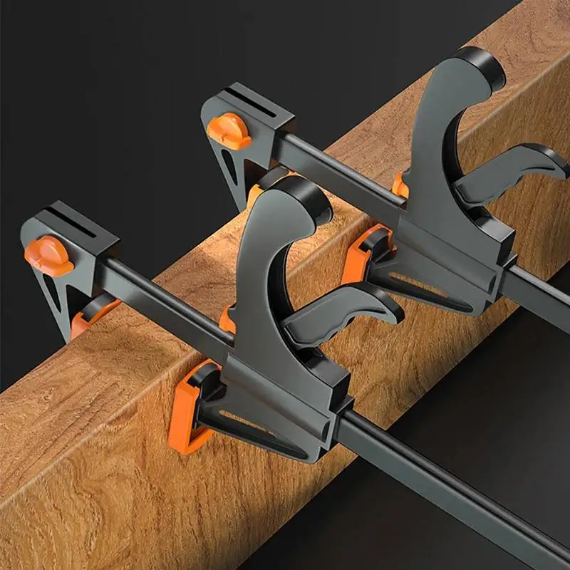 Woodworking-Work-Bar-F-Clamp-Clip-Kit-Quick-Ratchet-Release-Speed ...