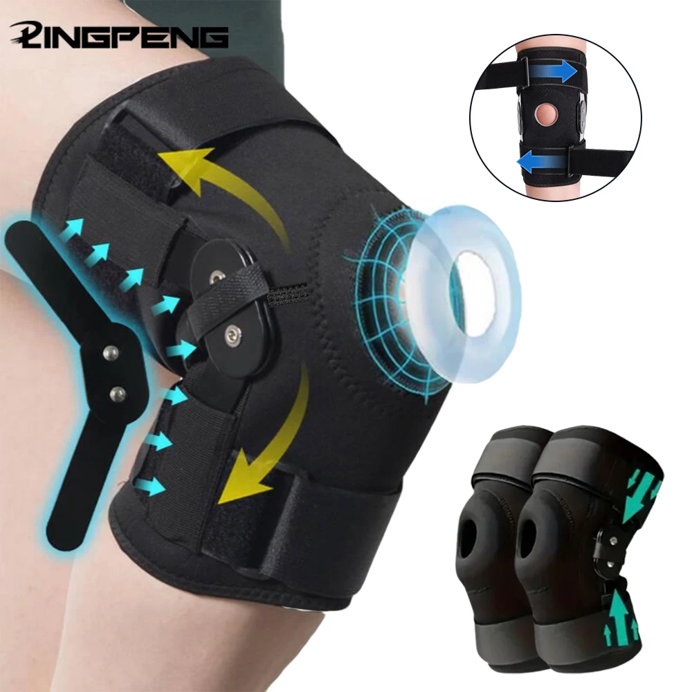 Patella Hinged Knee Braces Orthopedic For Knee Pain With Springs ...