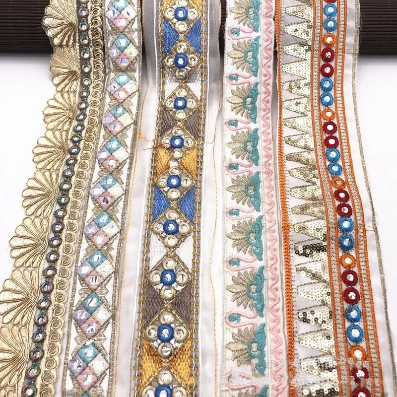 Embroidered-Lace-Trim-Ribbons-Garment-Trim-Fabric-for-Apparel-Clothes ...