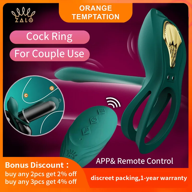ZALO-BAYEK-Remote-Control-Vibrators-for-Men-Delayed-Ejaculation-Cock-Ring-Lock-Fine-Ring-Classic ...