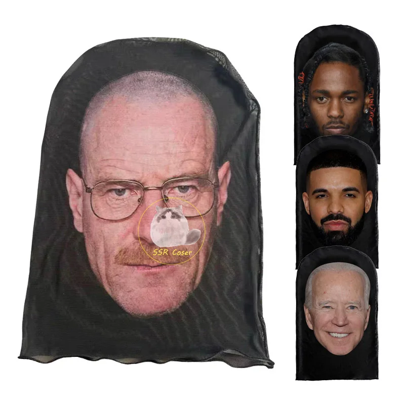 New-3D-Printed-Kanye-Mask-Elastic-Mesh-Full-Face-Mask-for-Men-Women ...