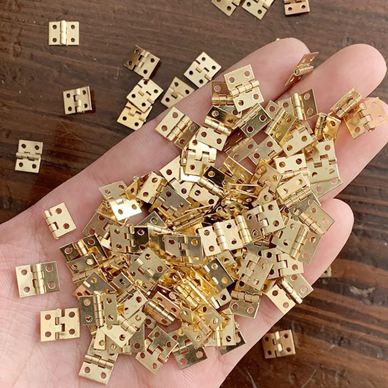 50Pcs-Cobre-Super-Mini-Dobradi-a-Dobr-vel-Caixa-De-J-ias-De-Madeira ...