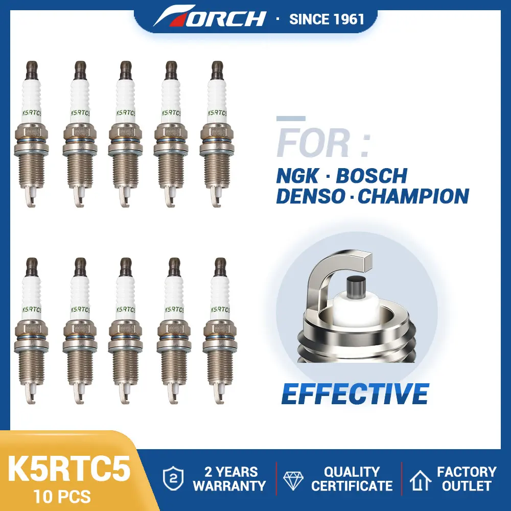 10PCS-Candles-Replacement-for-ZFR5N-CHAMPION-RC12ECC-OE115-Normal-Spark ...