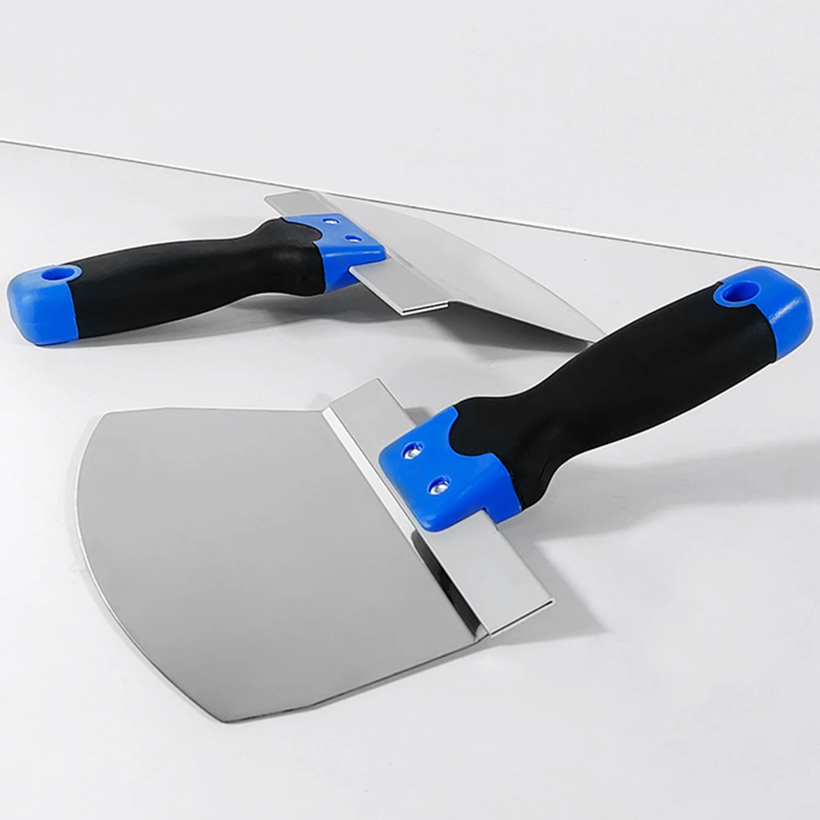 Stainless Steel Curved Scoop Putty Scraper Heavy Duty Rust Proof Wall ...