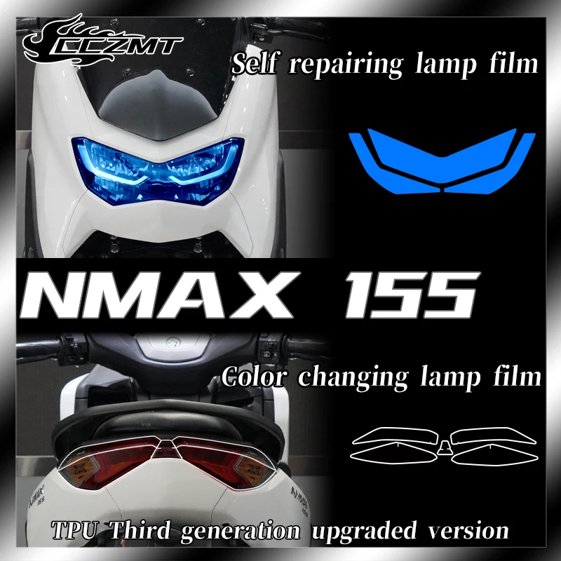 For-Yamaha-NMAX-155-NMAX155-2020-2021-2022-headlight-film-smoked-black ...
