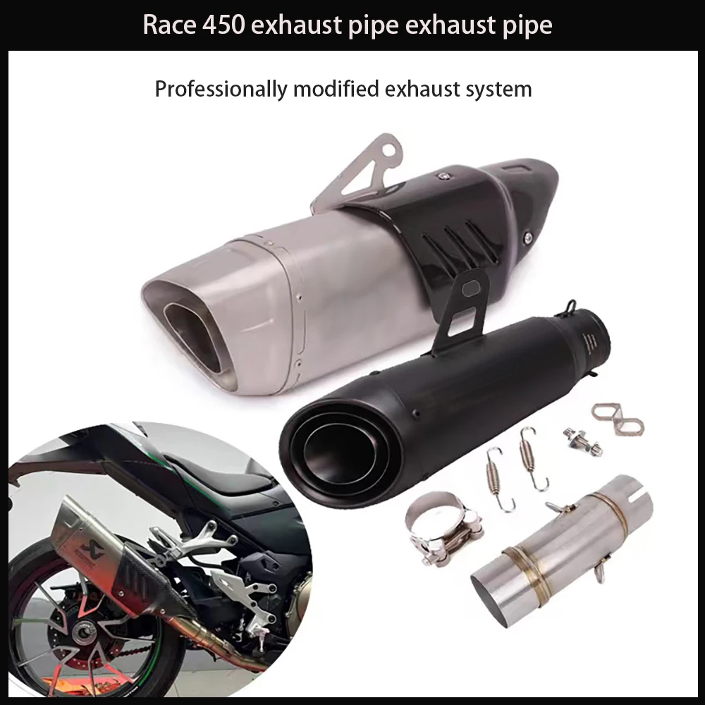 Rafesno-Motocicleta-Escape-Pipe-Kit-Modificar-Tubo-De-Escape-Adequado ...