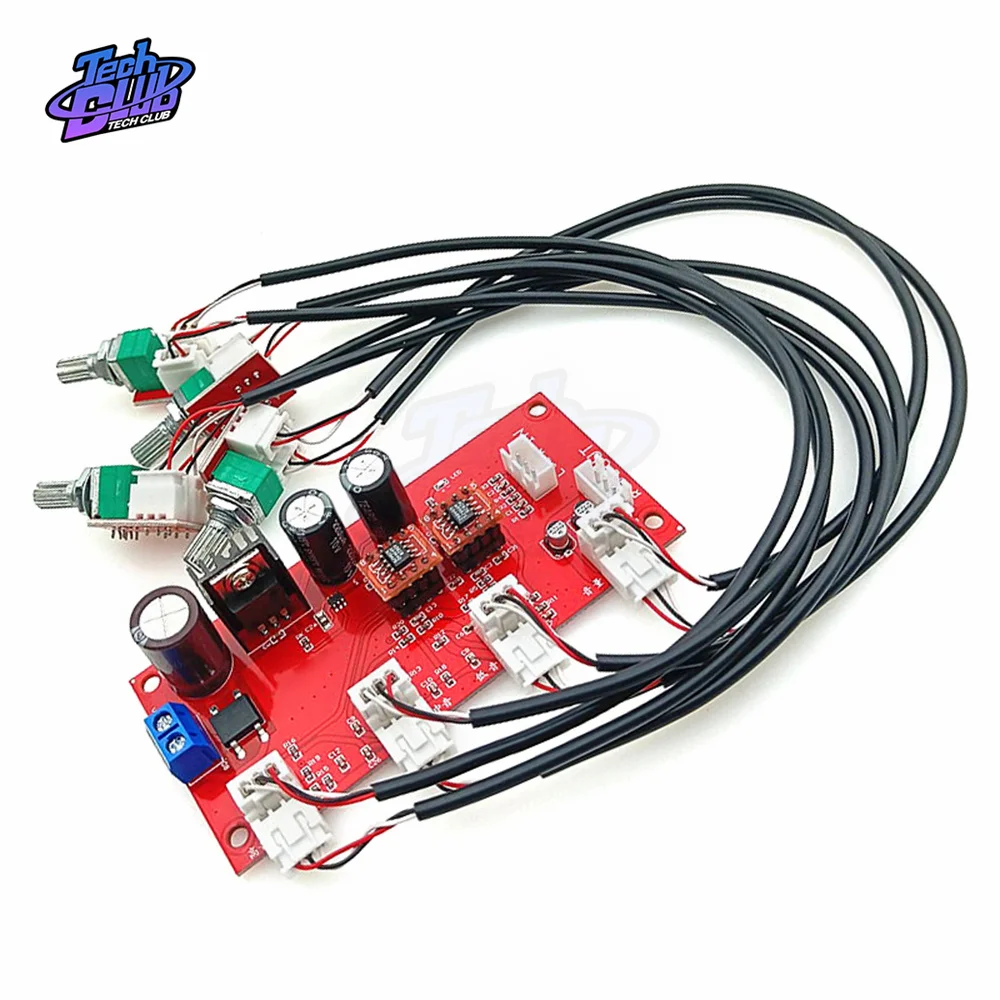 HIFI-AD828-Preamp-Amplifier-Board-HIFI-Stereo-Volume-Tone-Control-Pre ...