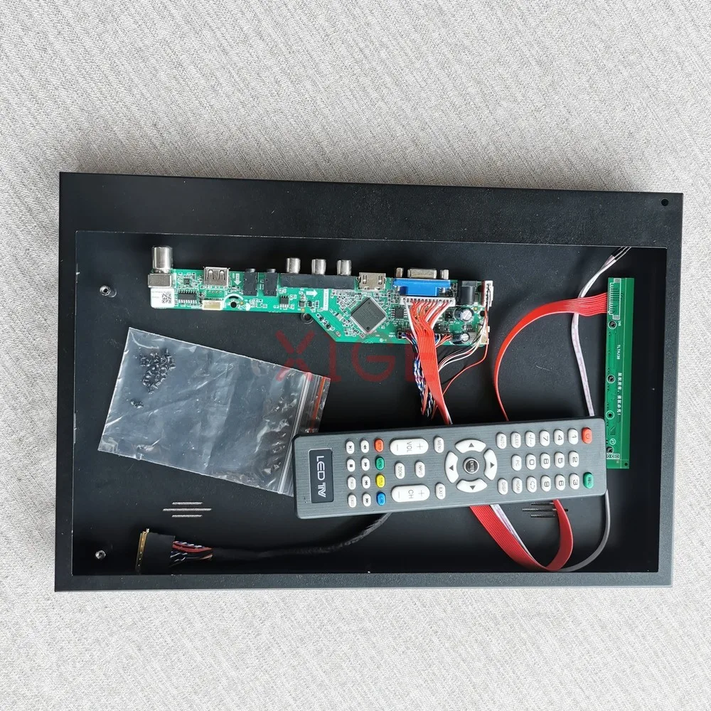 Control Board+Metal Case Kit For LTN156AT05-001/307/H01/U09 Analog TV ...