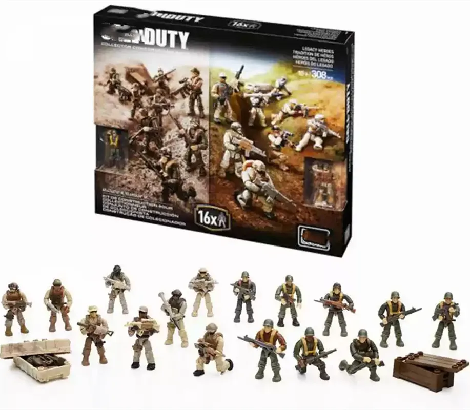PVC-Andando-Ex-rcito-Figuras-de-A-o-Bonecas-Cole-o-Crian-as-Duty-War ...