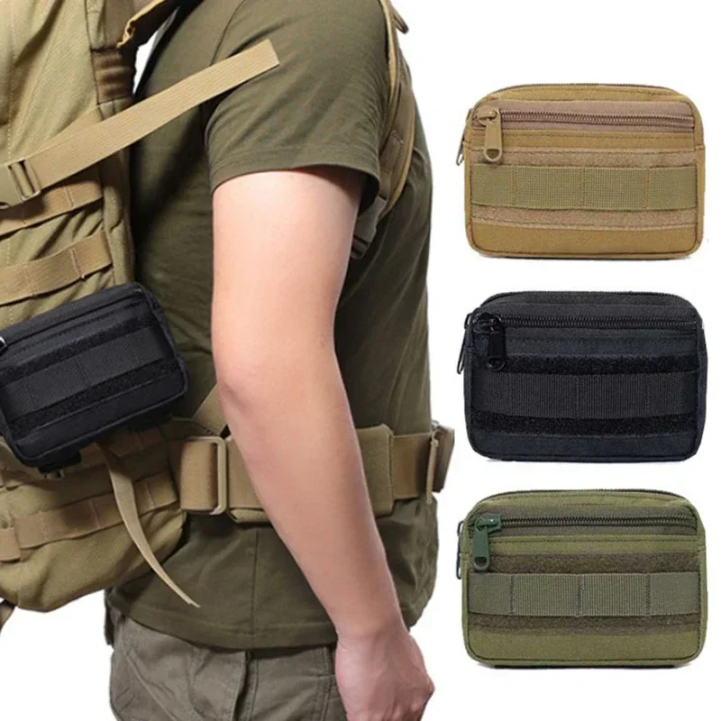 Outdoor-Sundries-Bag-Double-Layer-Military-Pack-Men-Waist-Pouch-Fanny ...