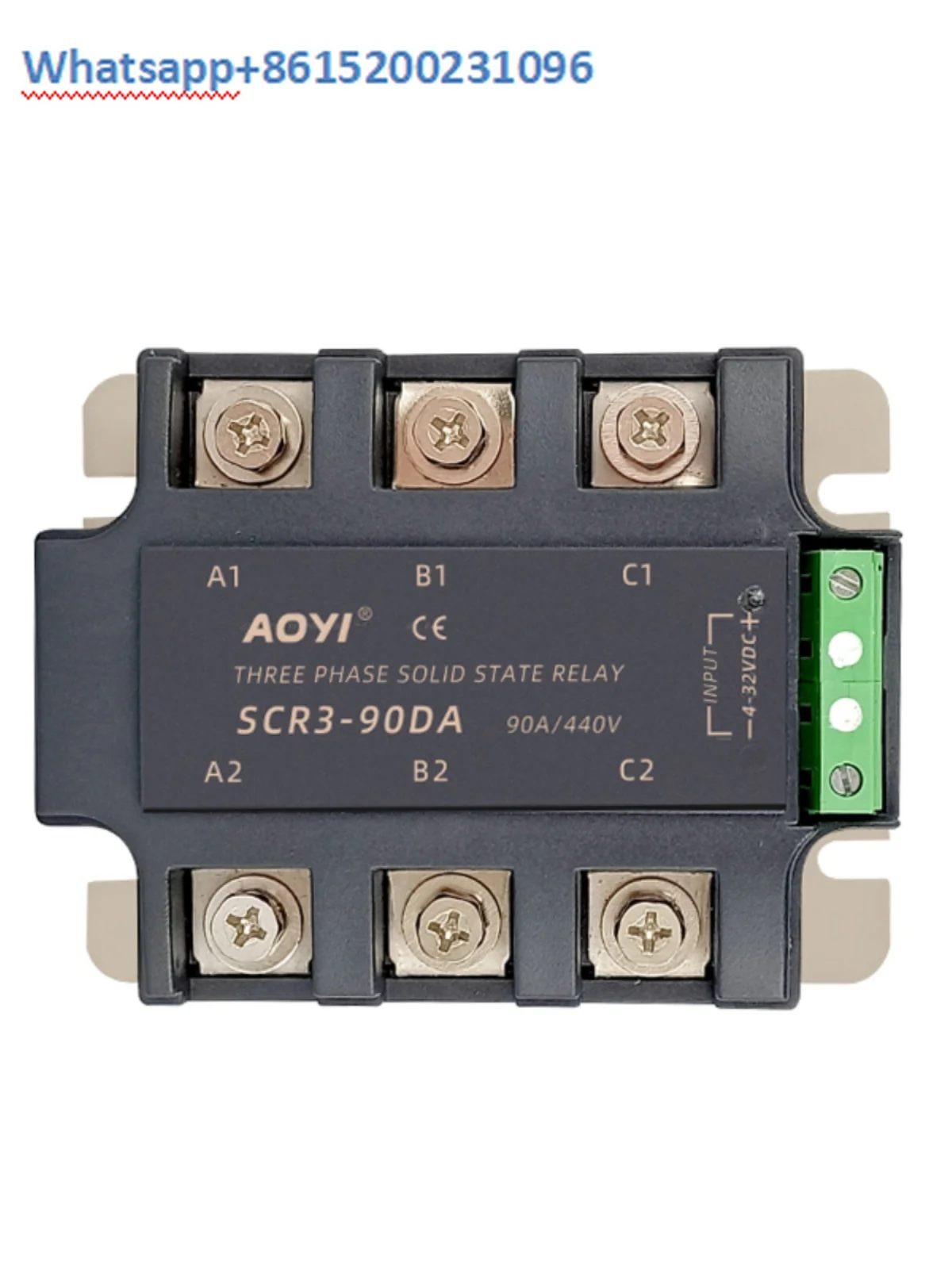 SSR-three-phase-solid-state-relay-enhanced-SCR3-40DA-DC-control-AC ...