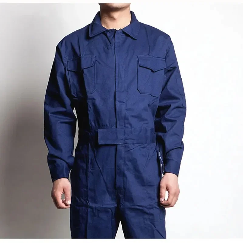 Men Work Overalls Long Sleeve Working Coveralls Comfortable Cotton ...