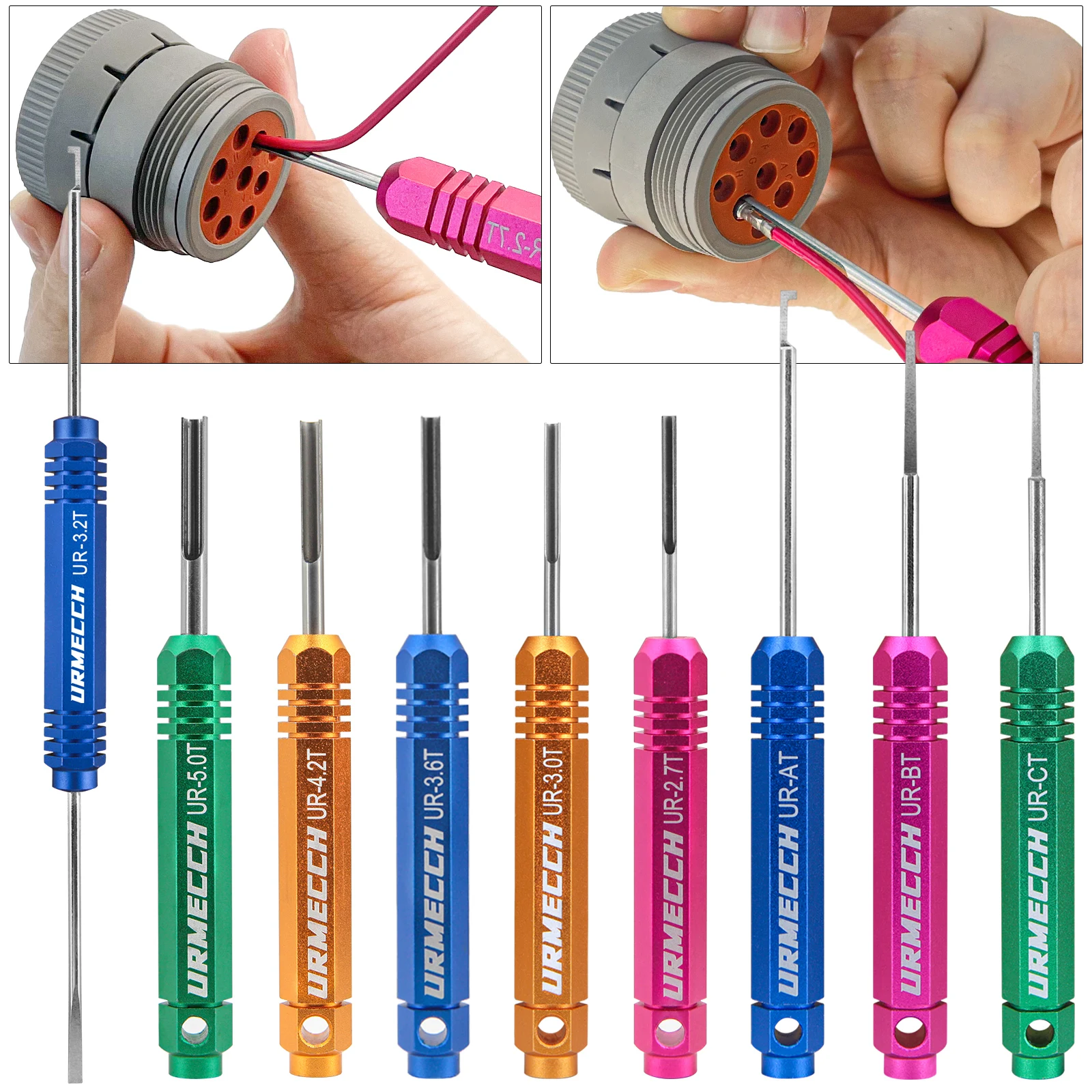 Car Terminal Removal Tool Kit Wire Plug Connector Pin Extractor Puller ...
