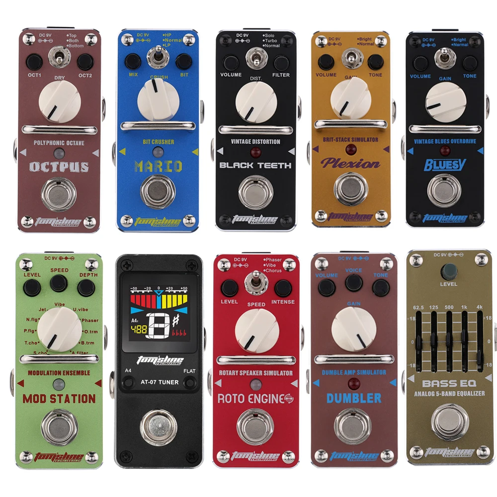 Aroma Electric Guitar Effect Pedal Mini Single Effect With True Bypass ...