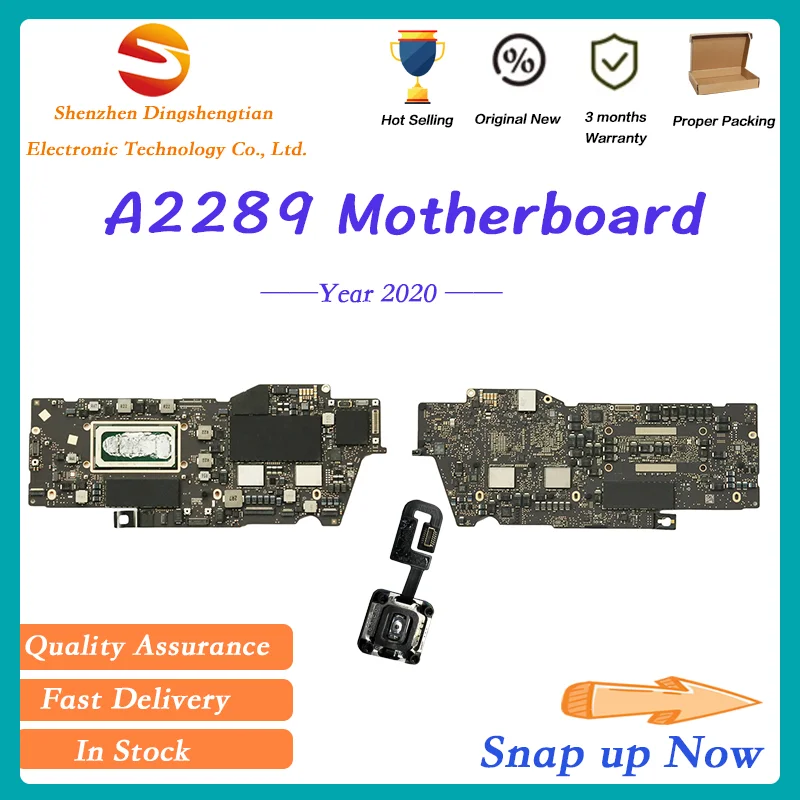 Replacement For Macbook Pro A2289 Logic Board 2020 13" 8GB 256G 500G 1 ...