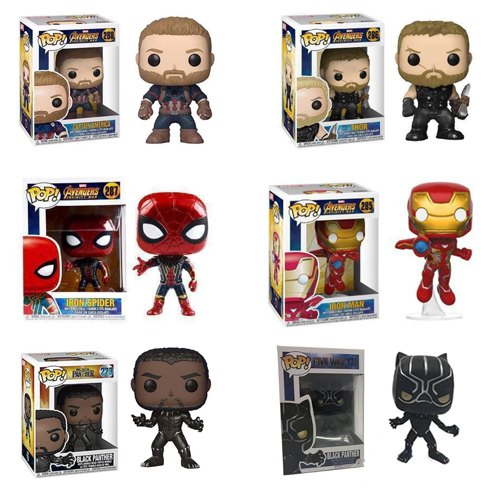 Funko-Pop-Figuras-de-acci-n-de-los-vengadores-de-Marvel-mu-ecos ...
