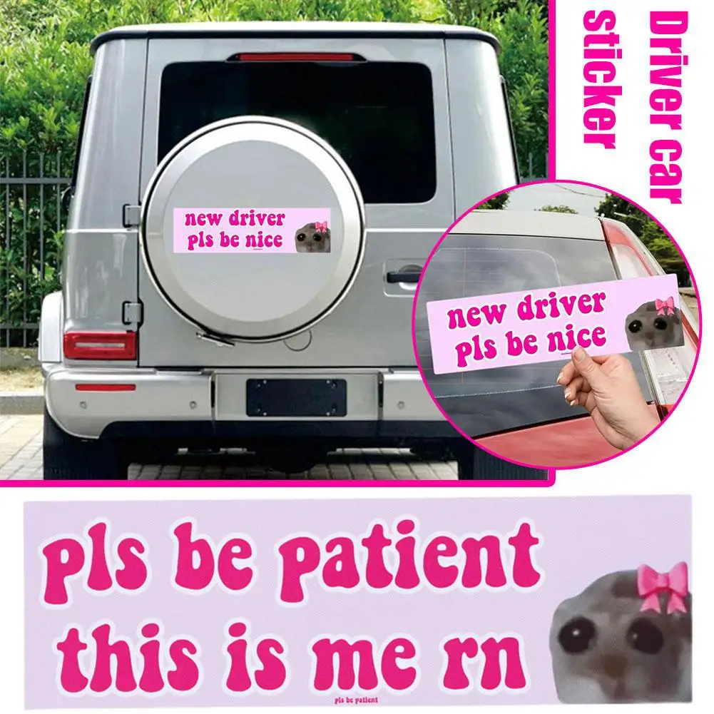 Funny-Warning-Signs-New-Driver-Please-Be-Nice-Slogan-Waterproof ...