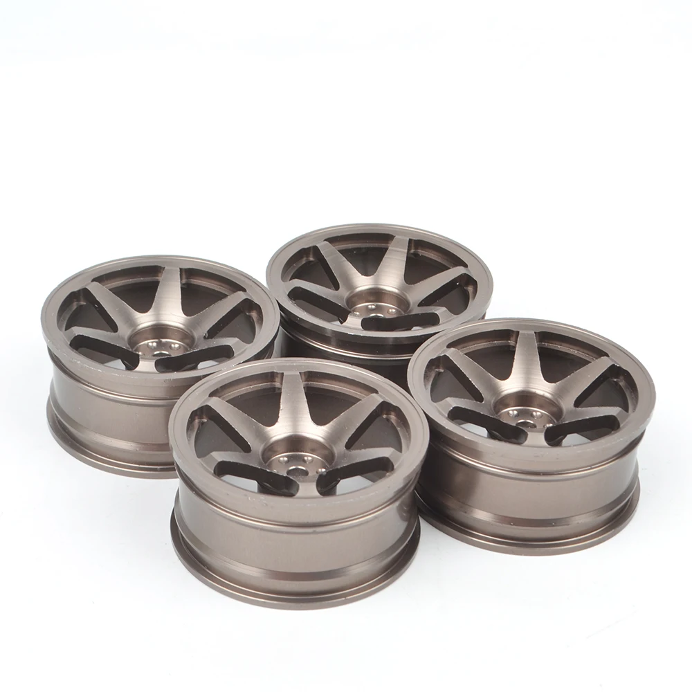 4PCS Aluminium Alloy Wheel Rims Hub for Tamiya tt-01 tt02 HSP HPI ...