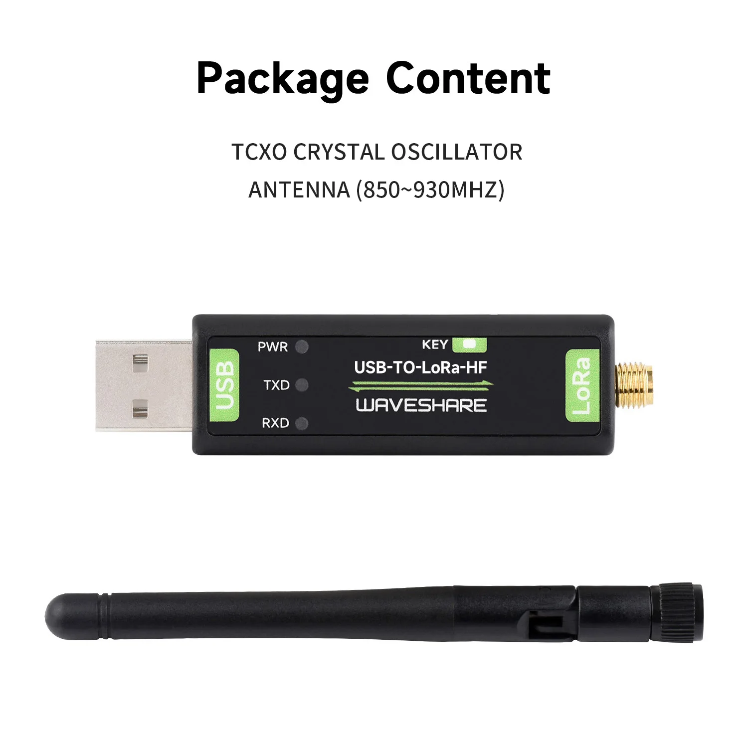 Waveshare-USB-To-LoRa-Data-Transfer-Module-Based-On-SX1262-Suitable-For ...