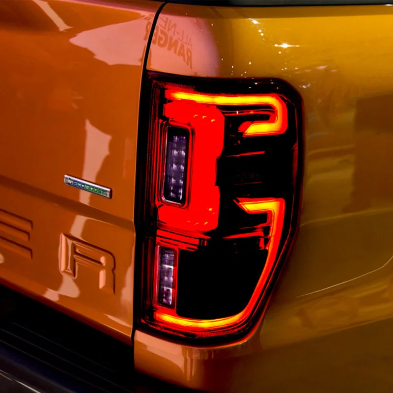 Car Led Taillight Tail Light For Ford Ranger Raptor 2015 - 2022 Rear ...