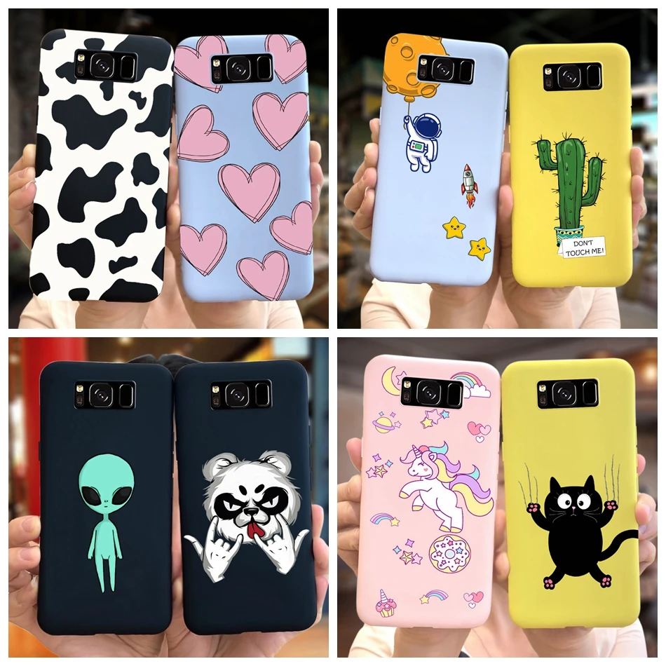 For-Samsung-Galaxy-S8-Case-Samsung-S8-Plus-Phone-Case-Cute-Cartoon ...