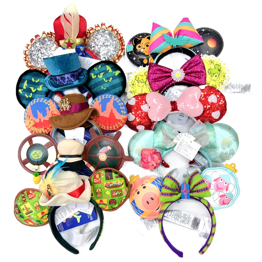 2024-Disney-Original-Mickey-Ears-Headband-Princess-Tinker-Bell-Cosplay ...