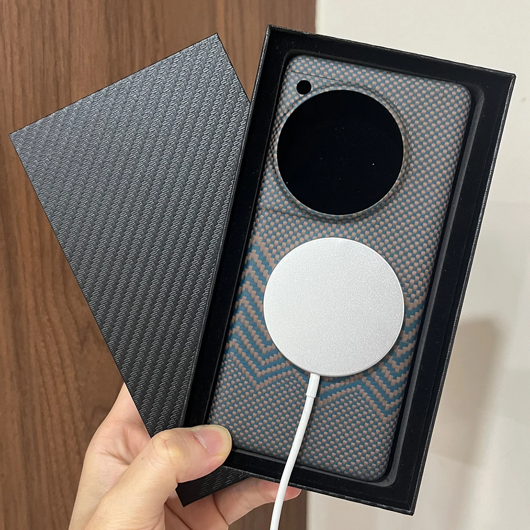 Magnetic-Real-Aramid-Carbon-Fiber-Phone-Case-Cover-On-For-Magsafe-One ...