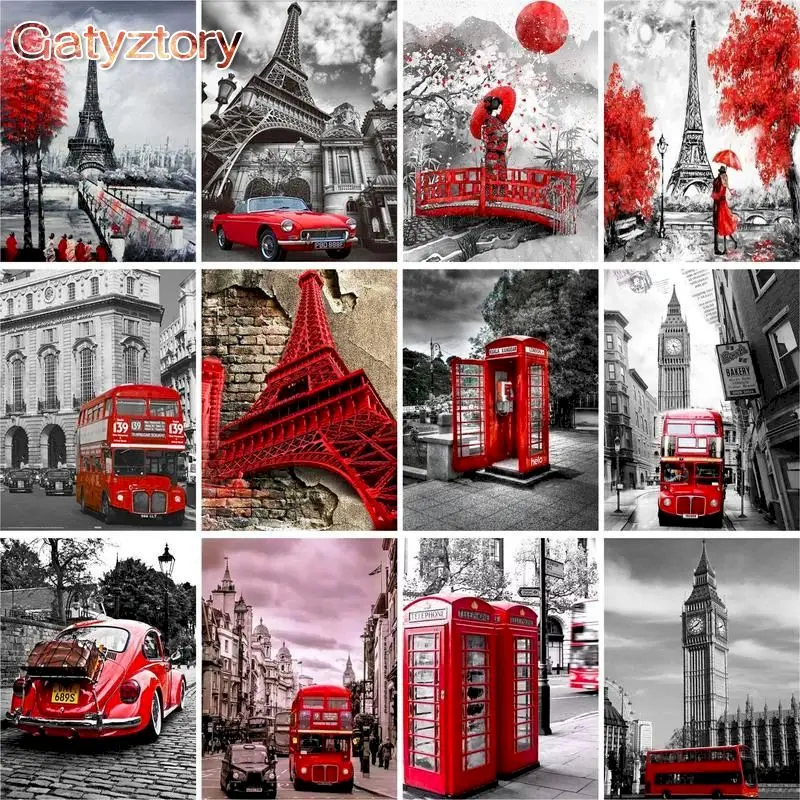 Картина для рисования по номерам на холсте, 60 х75 см | AliExpress
